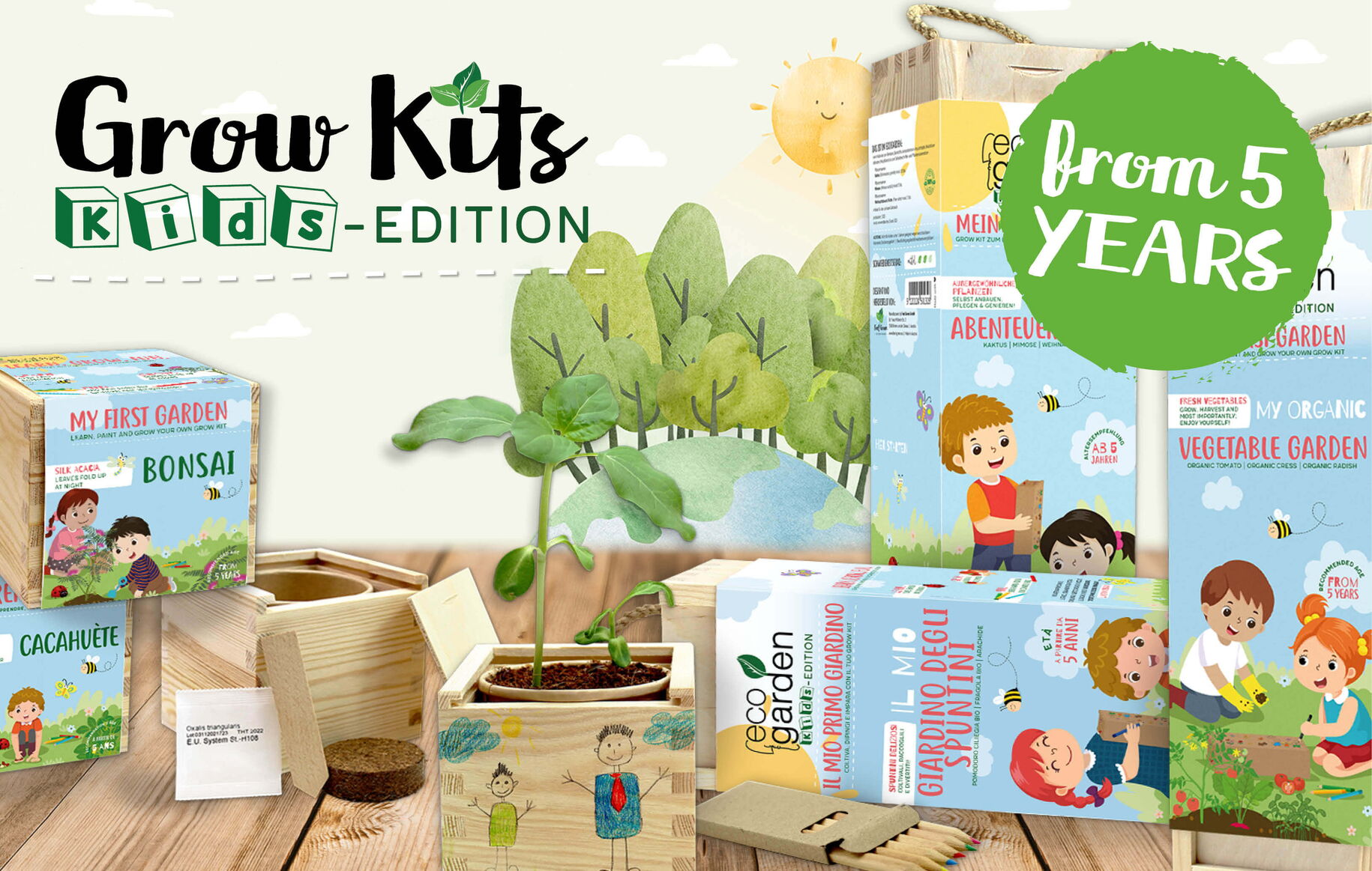 Kids Grow Kits - Feel Green - We create nature